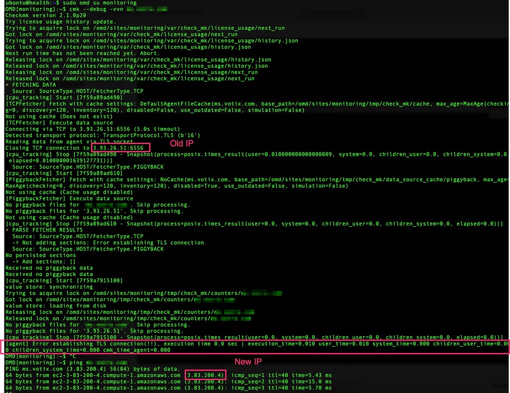How to make CMK forget about a host with same name, but different IP ...
