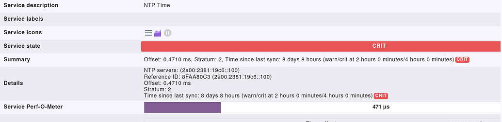Ntp time (chrony) not synchronized - Troubleshooting - Checkmk Community