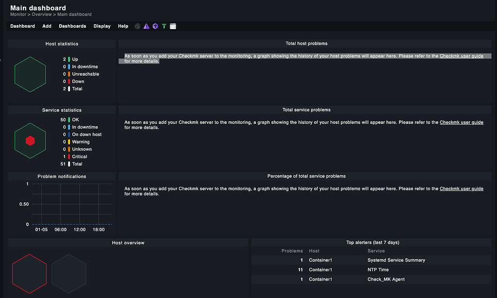 Issue monitoring after deploy on Docker - General - Checkmk Community