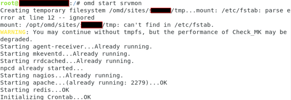 Failed checkmk update to 2.2.0p5.cre - Troubleshooting - Checkmk Community