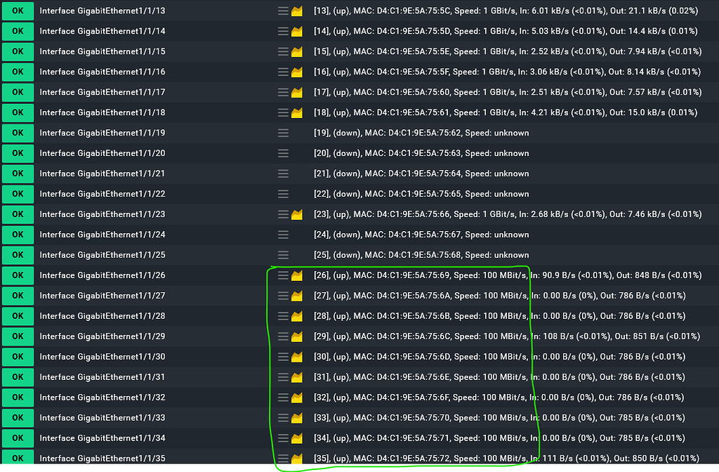 Increased error threshold for 100Mbit speeds - Troubleshooting - Checkmk Community