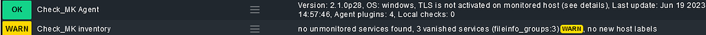 Checkmk Agent Fileinfo And Grouping Service Check Vanished Troubleshooting Checkmk Community