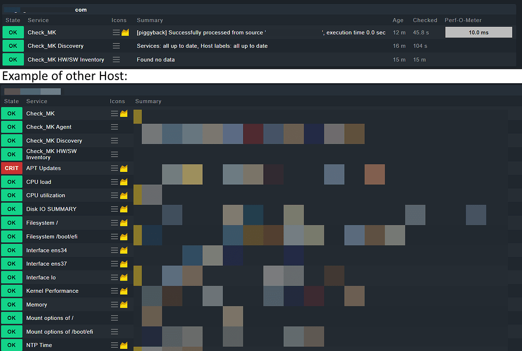 Piggyback service discovery - Troubleshooting - Checkmk Community