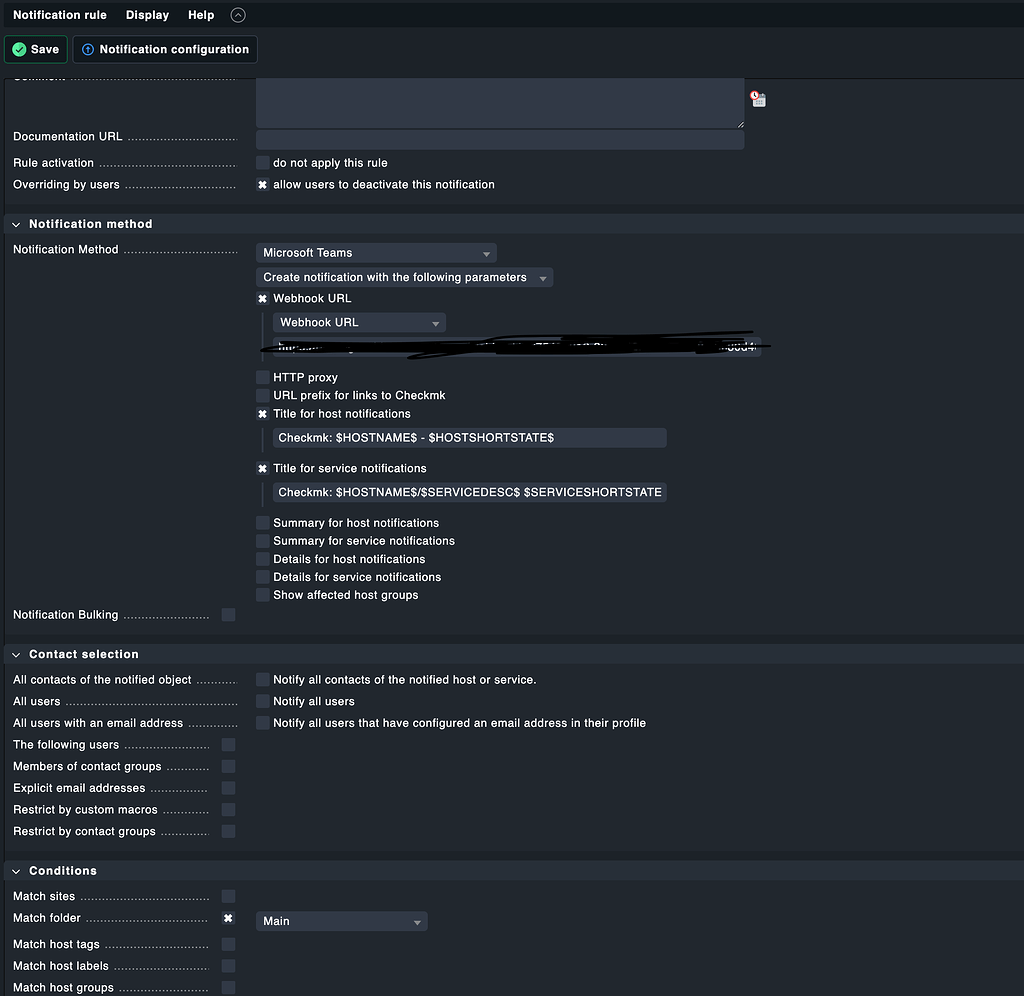 Microsoft Webhook for Teams Notification doesn't work anymore - Troubleshooting - Checkmk Community