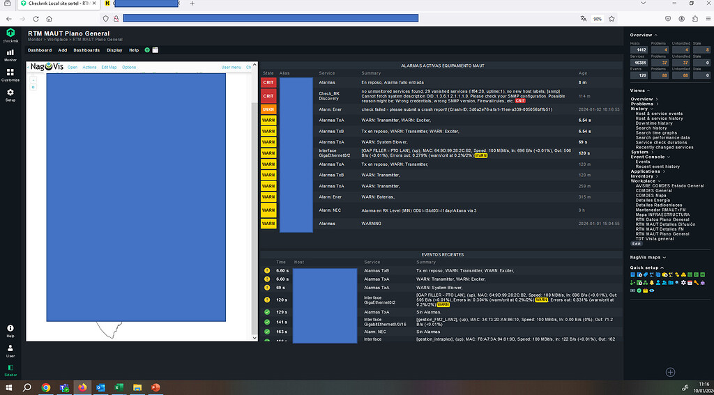 Dashboard does not load correctly in chrome - Troubleshooting - Checkmk Community