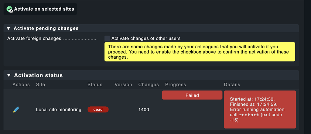 Checkmk Fails To Start After Restart Troubleshooting Checkmk Community