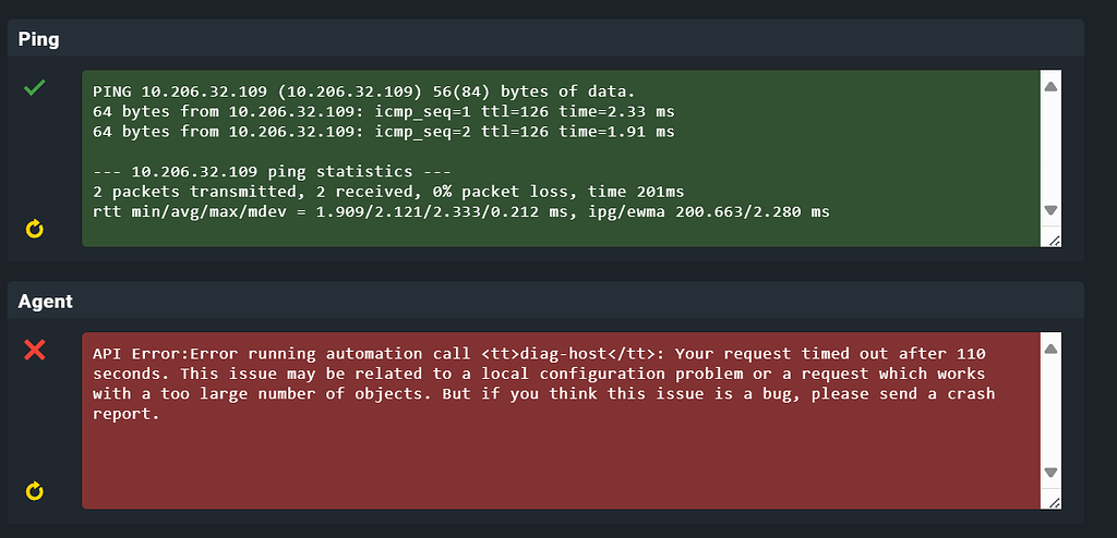 I have installed checkmk agent in windows server, but in UI console I am getting the below error ...