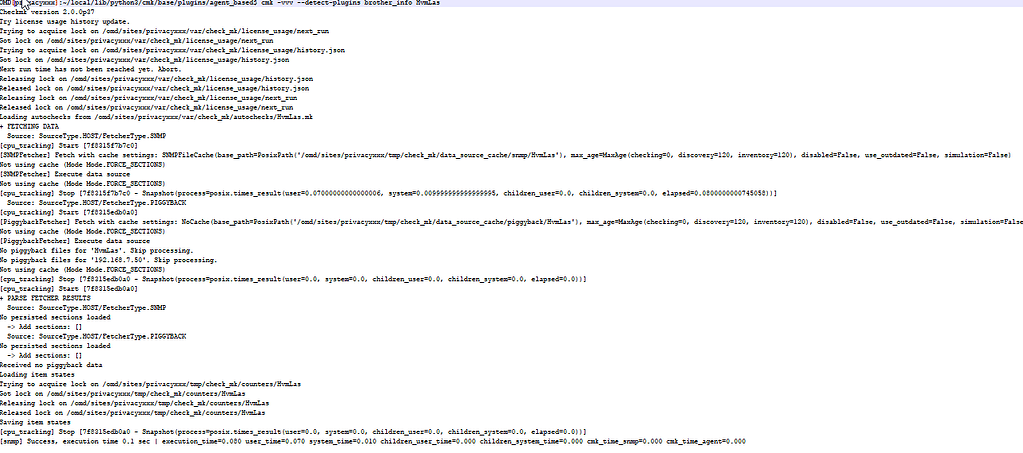 Plugin Print Brother Serial and model - Troubleshooting - Checkmk Community