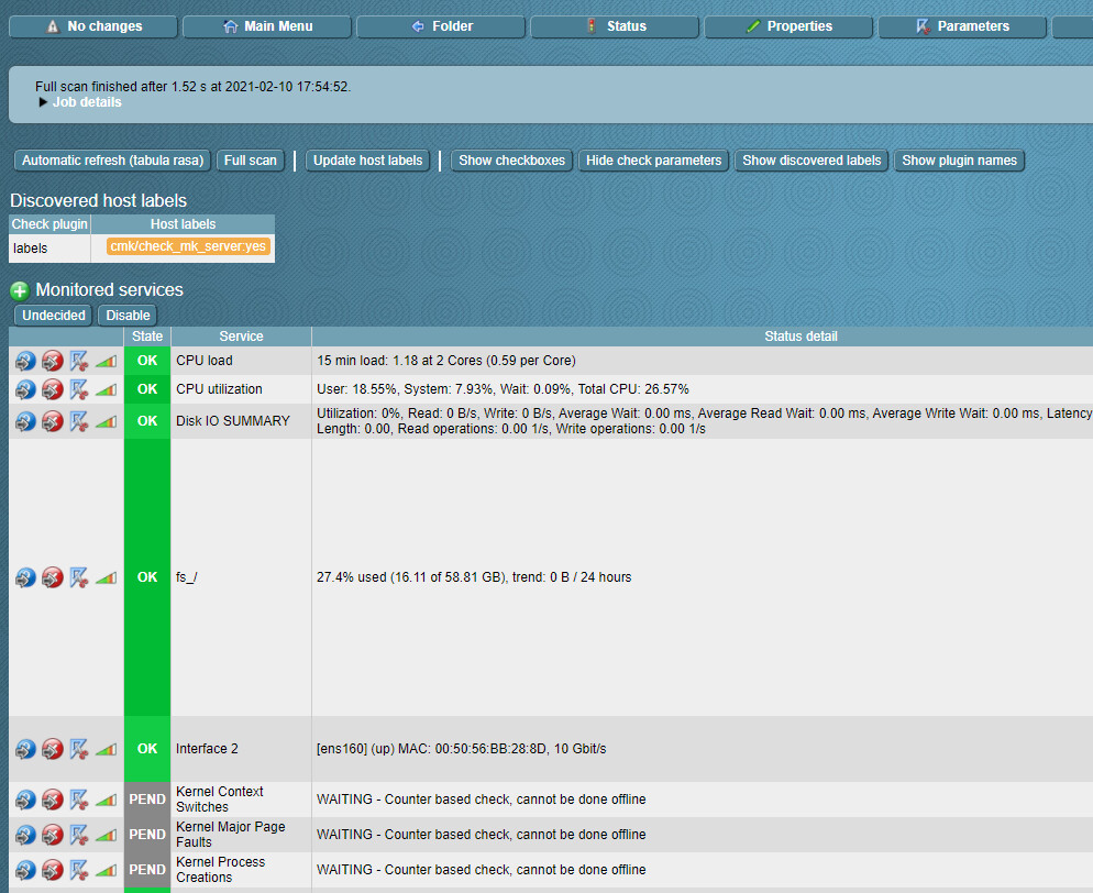 New Server - Monitoring Itself - Warning Present (New to Check_MK) - Troubleshooting - Checkmk ...