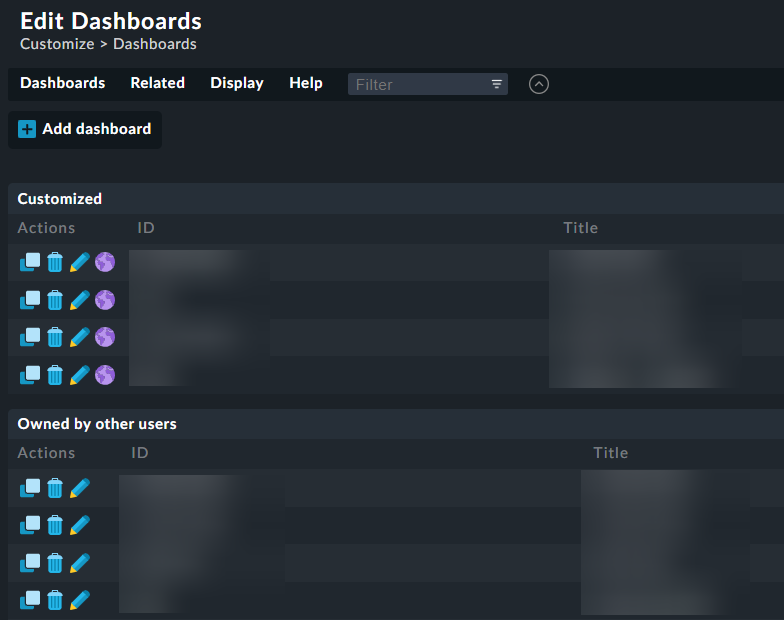 Reset dashboard in version 2.0? - Troubleshooting - Checkmk Community