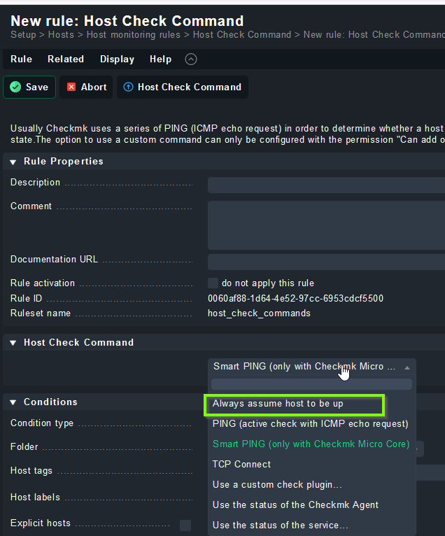 Monitoring HTTP/HTTPS services. Rules OK but host down - Troubleshooting - Checkmk Community
