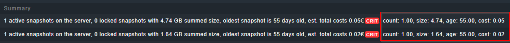 Metrics in local check output on the webinterface - Troubleshooting - Checkmk Community