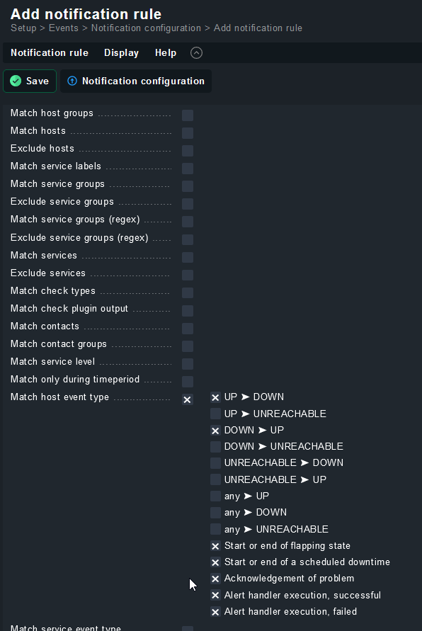 Different notification-setups for different notification-methods - General - Checkmk Community