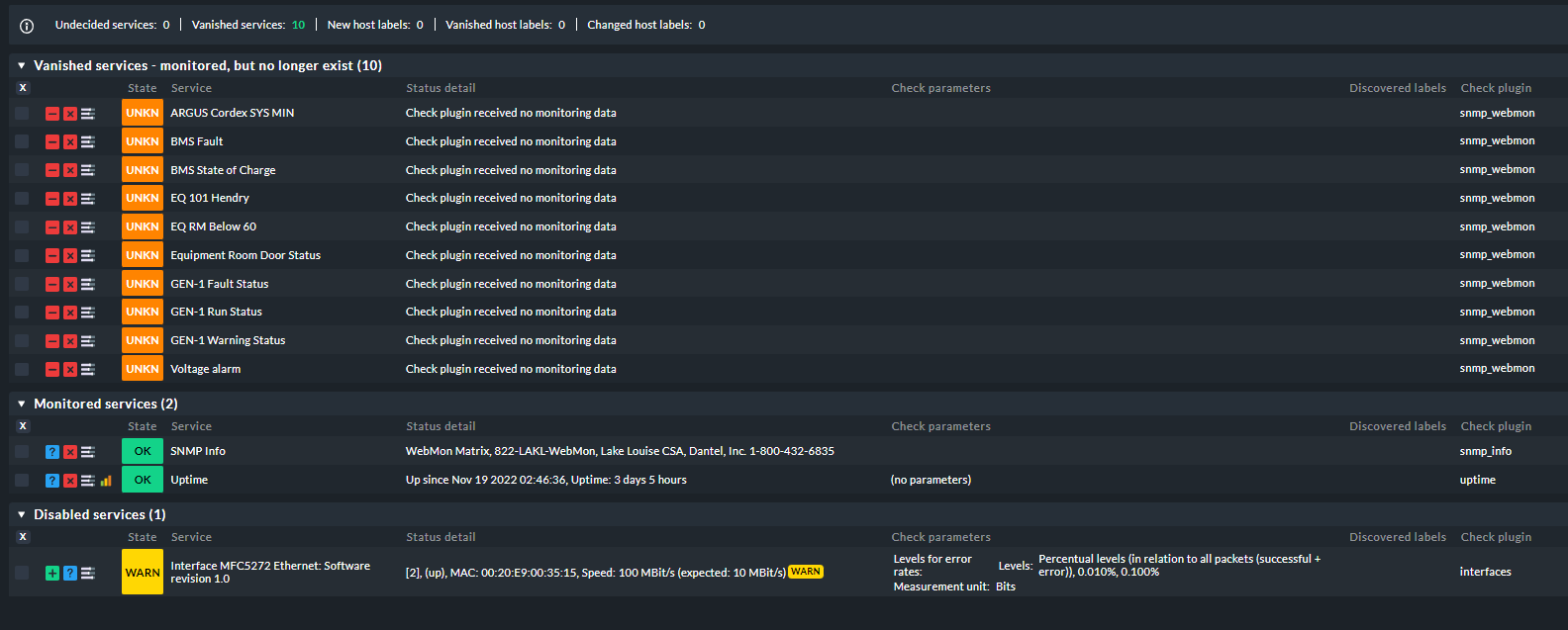 Dantel Webmon Matrix SNMP Plugin - Checkmk Exchange - Checkmk Community