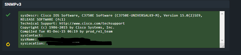 Unable To Retrieve SNMP Data V3 From A Cisco Switch - Troubleshooting - Checkmk Community