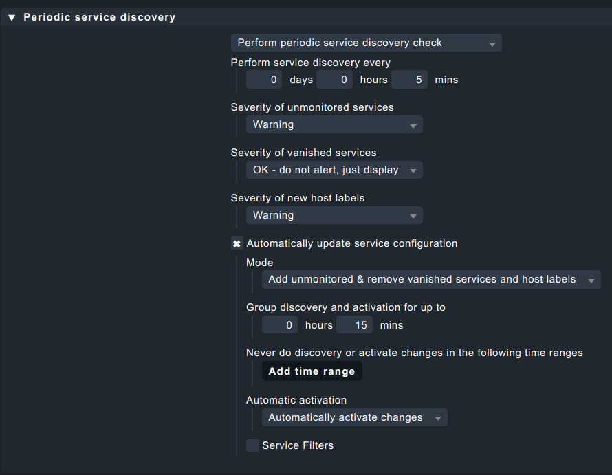 Periodic service discovery don't work - Troubleshooting - Checkmk Community