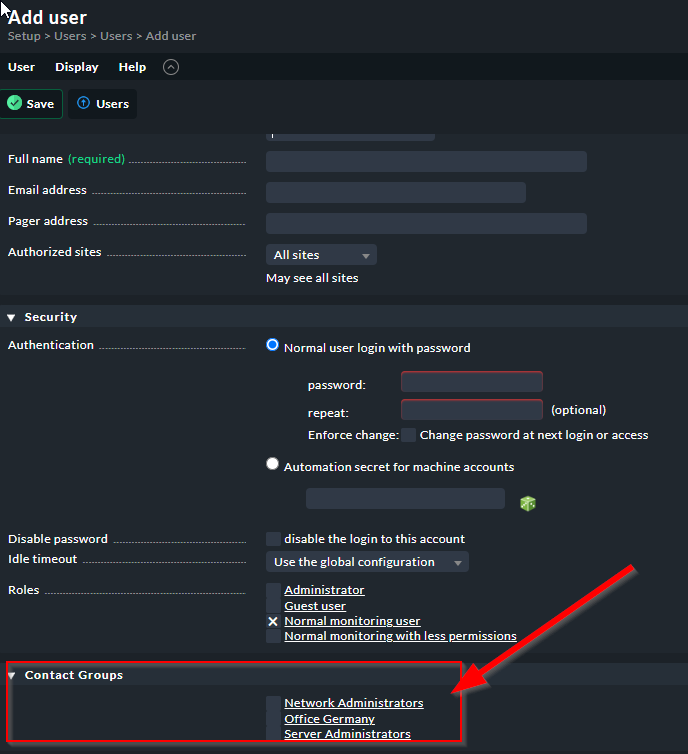 How to assign users to a contact group - General - Checkmk Community