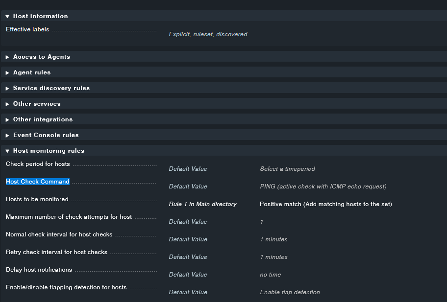 Monitoring HTTP/HTTPS services. Rules OK but host down - Troubleshooting - Checkmk Community