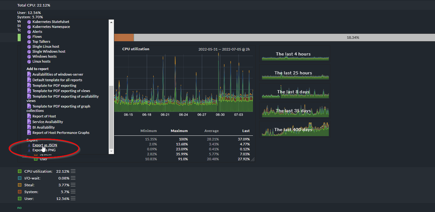 Exporting graph/performance data - General - Checkmk Community