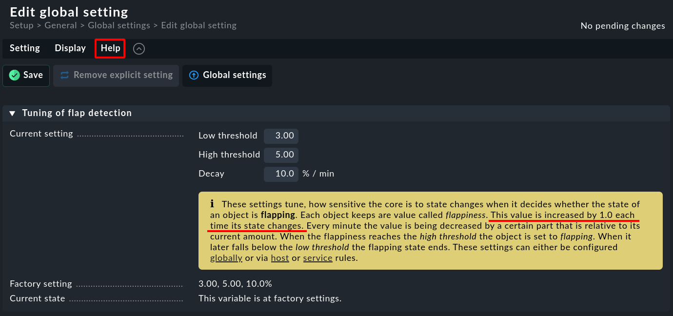 CheckMK Flapping Settings - General - Checkmk Community