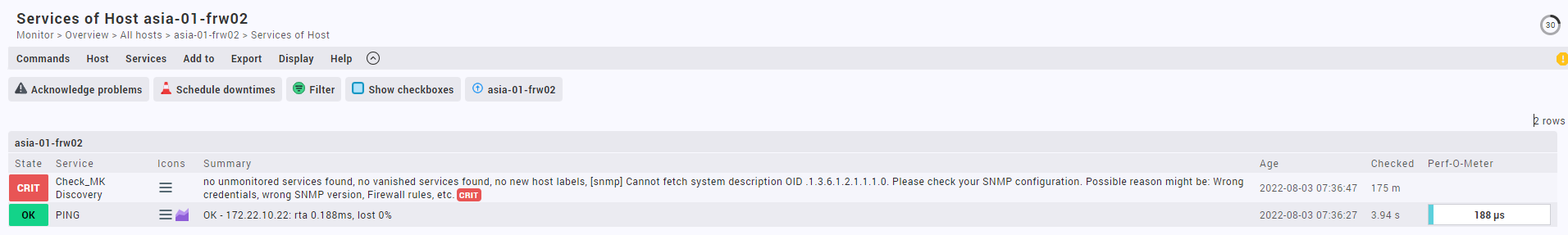 Snmp not wokring on my Fortigate firewall - Troubleshooting - Checkmk Community
