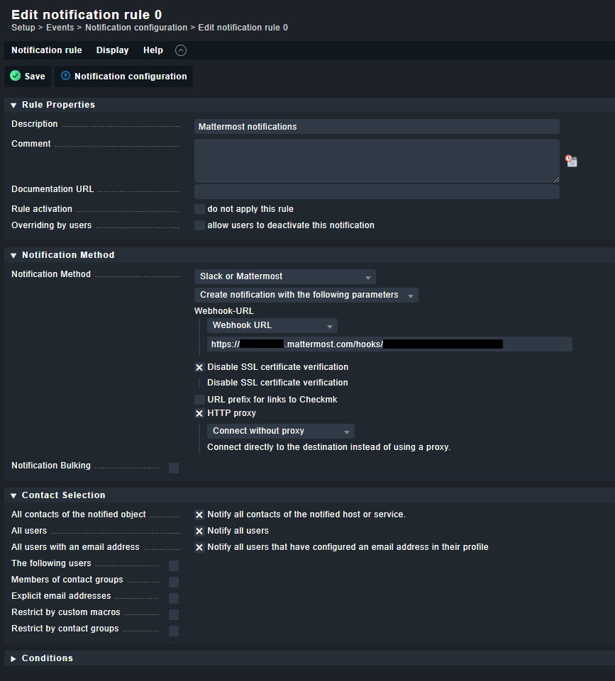 Not all Mattermost notifications work - Troubleshooting - Checkmk Community