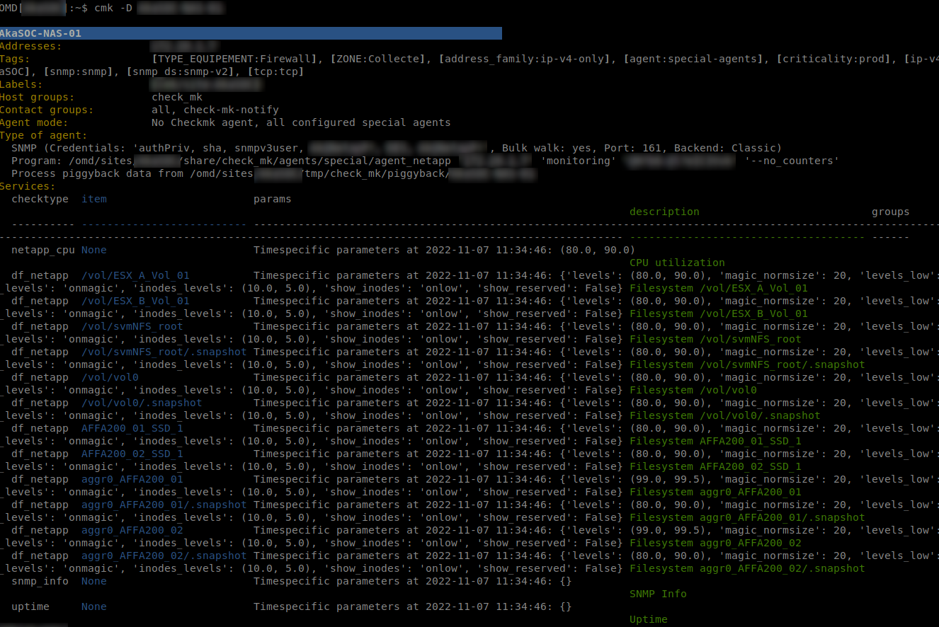 SNMPv3 and API for Netapp - Troubleshooting - Checkmk Community