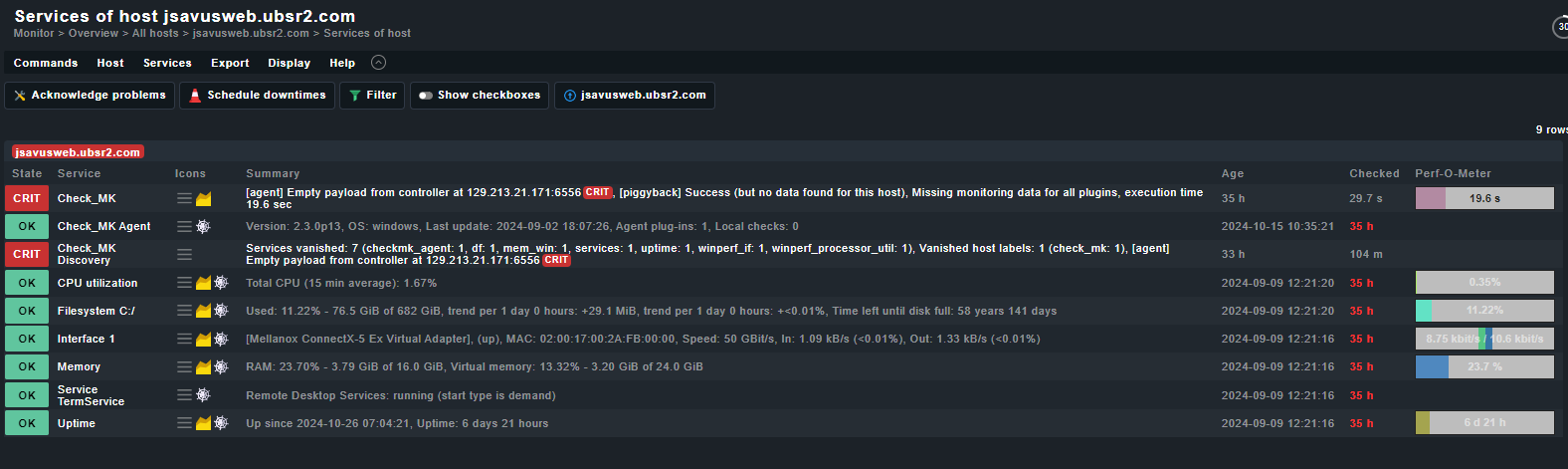 Empty payload from controller - Checkmk Agent - Troubleshooting - Checkmk Community