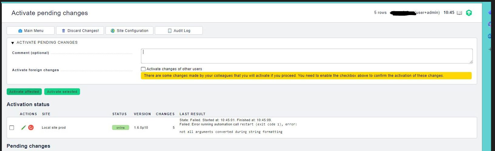 Not able to start nagios process in CheckMK - Troubleshooting - Checkmk Community