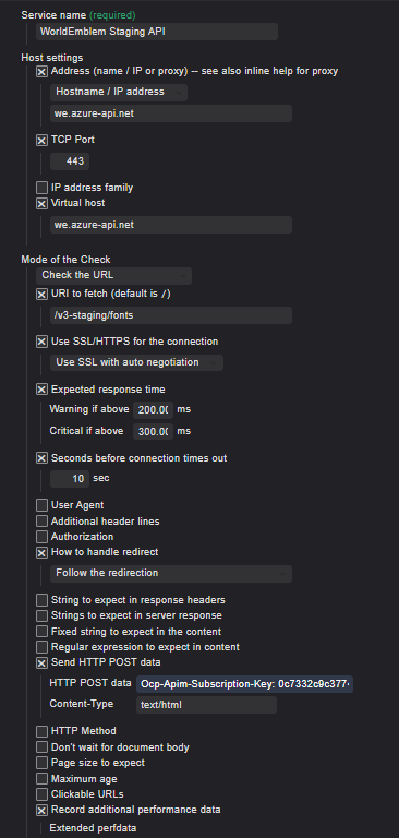 Check Http with custom headers - Troubleshooting - Checkmk Community