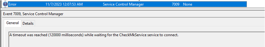 Checkmk Agent service is not starting after windows reboot - Troubleshooting - Checkmk Community