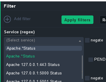 How to use service (regex) in the filter panel? - General - Checkmk ...