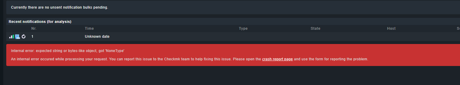 Erro sending notifications - Troubleshooting - Checkmk Community