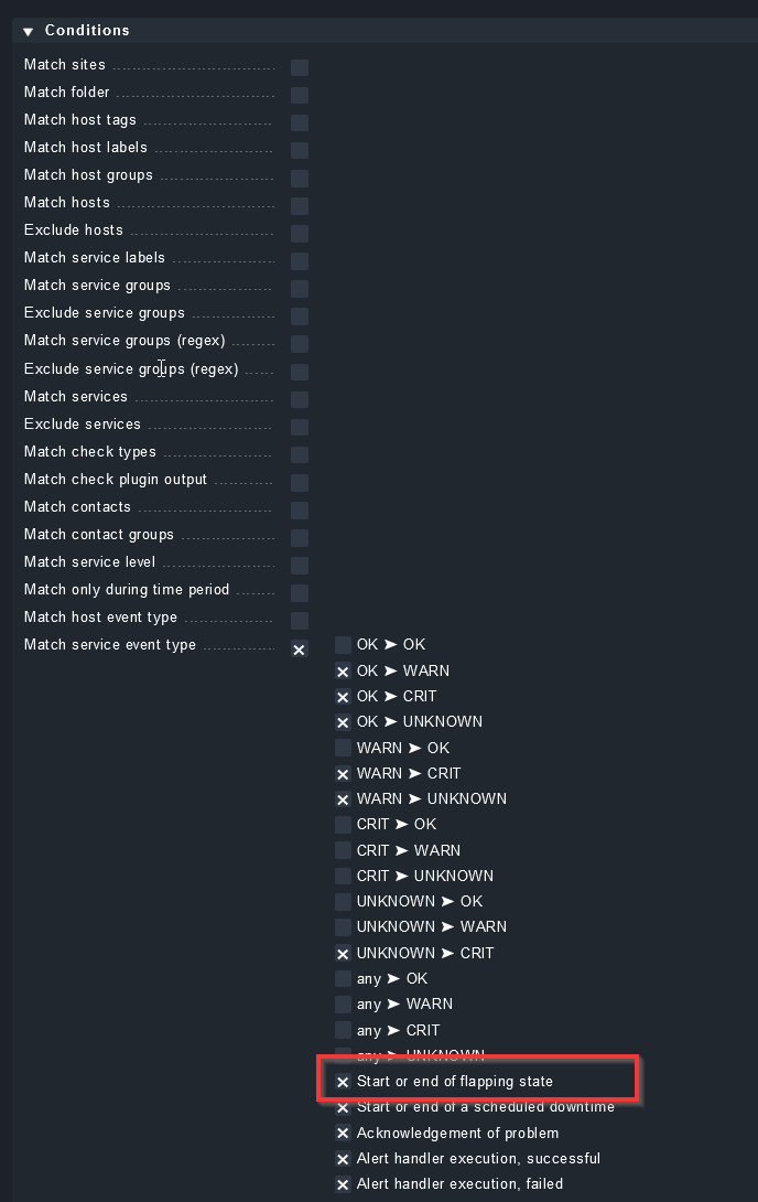Flapping detection not working - Troubleshooting - Checkmk Community
