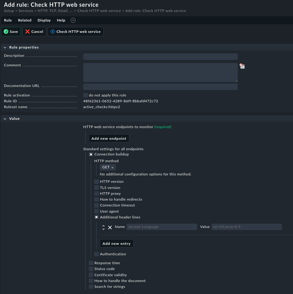 New Check HTTP web service - headers in request - General - Checkmk Community