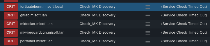 Stale Check_MK Discovery: (Service Check Timed Out) - Troubleshooting - Checkmk Community