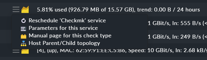 Can't find "Open Log" menu in action menu - General - Checkmk Community