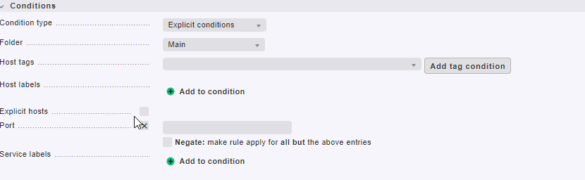Monitoring on checkmk only ports with name for example : "checkmk ...
